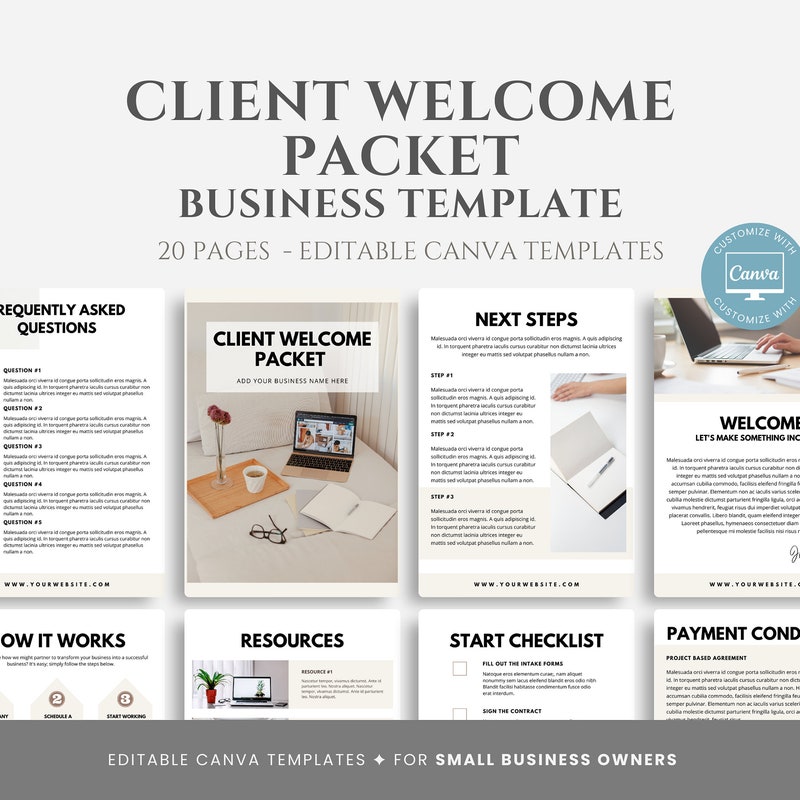 Welcome Packet Template - Etsy