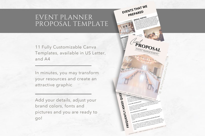 Editable Event Planner Proposal Template, Event Management Proposal ...