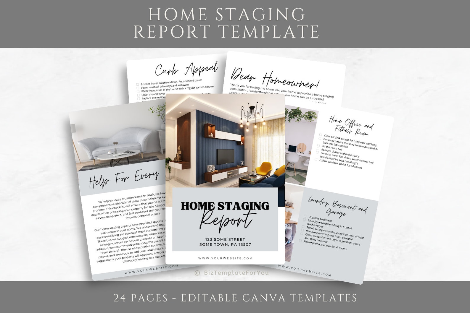 Editable Home Staging Report Template, Property Staging Checklist, Real ...