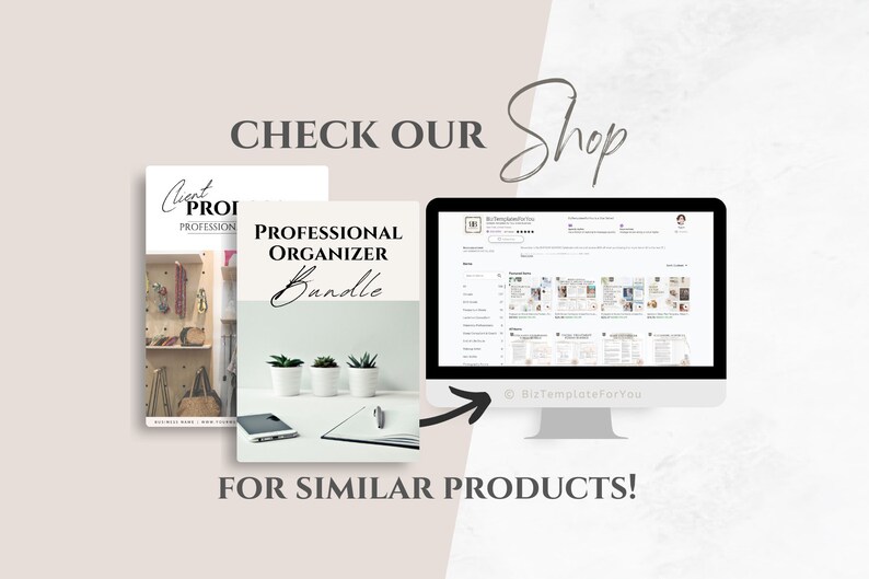 Editable Professional Organizer Client Welcome Packet Template, Home ...