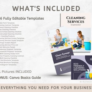 Editable Cleaning Business Starter Kit All Cleaning Business - Etsy