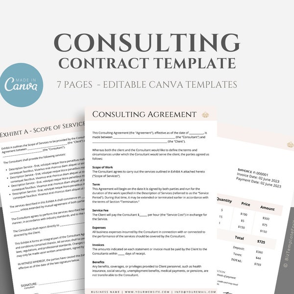 Consulting Template - Etsy