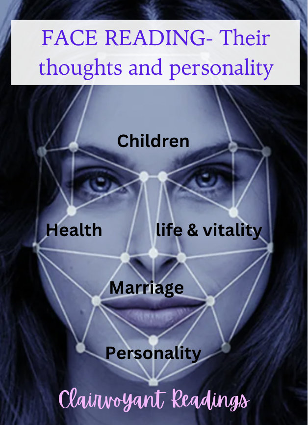 EMAILED Face Reading Face Photo Reading Psychic Medium Reading ...