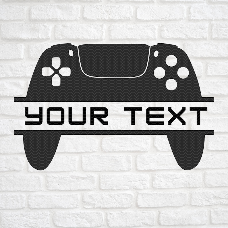 Game Controller Monogram Svg Png, Svg File for Cricut, Gaming Monogram ...