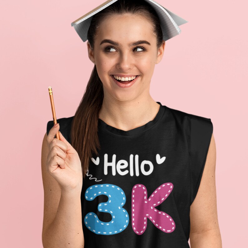 3k First Day of School Svg Png, Hello 3k Svg Png, Back to School Svg ...