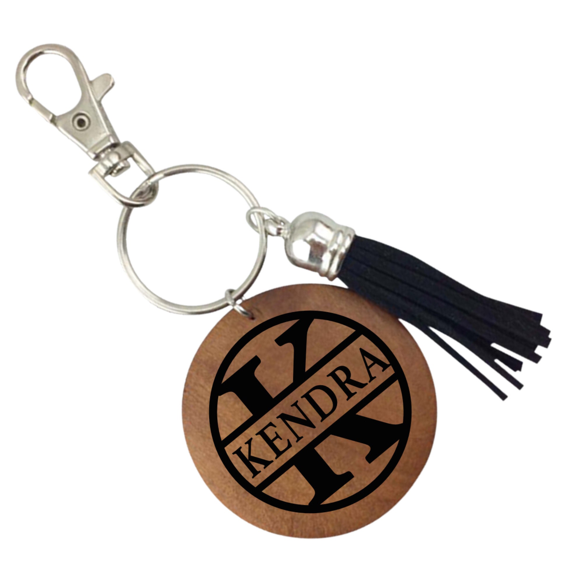 Keychain Split Monogram Svg Png Keychain Split Circle - Etsy