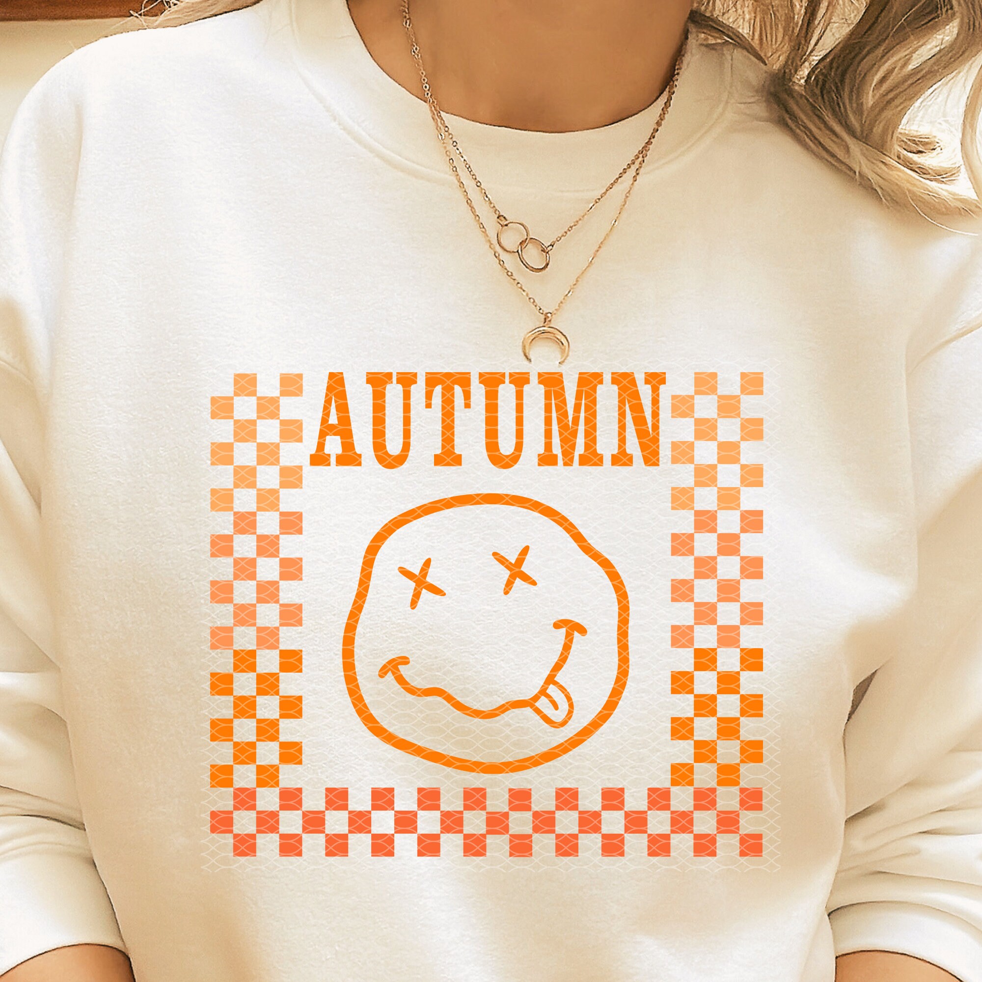Retro Fall Svg Png Western Smile Face Svg Png Cricut File - Etsy