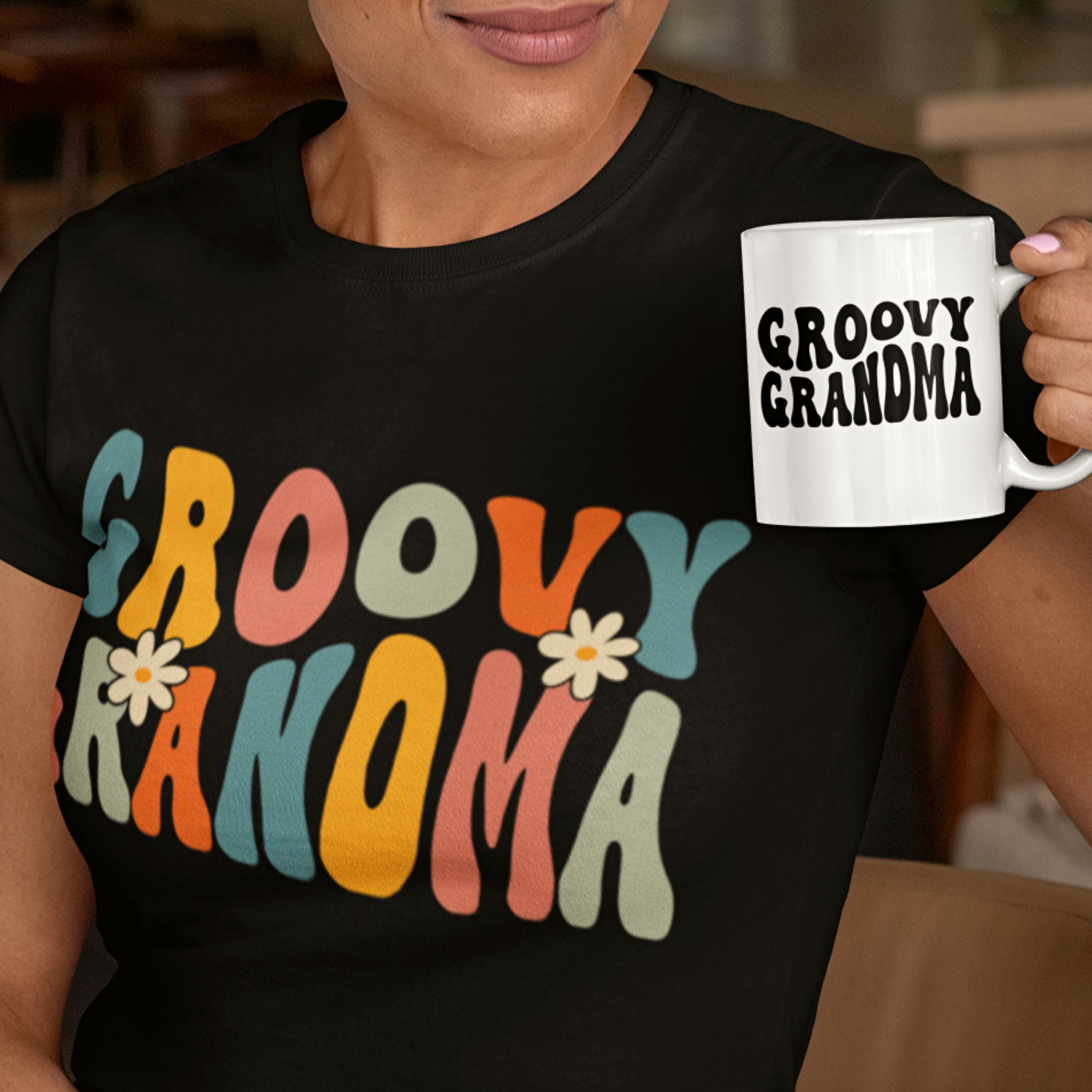 Groovy Grandma Svg Png, Groovy Grandmother Svg Png, Retro Grandma Png ...