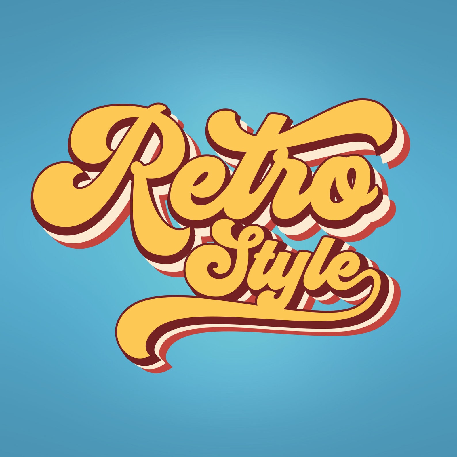 Custom Retro Text Svg Png, Retro Font Dvg Png, Personalized Svg, Retro ...
