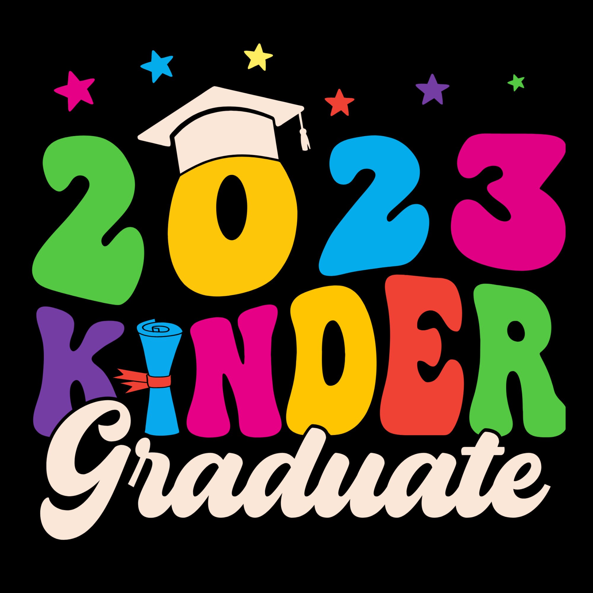 Kindergarten Graduation Svg 2023 Kindergarten Grad Svg - Etsy