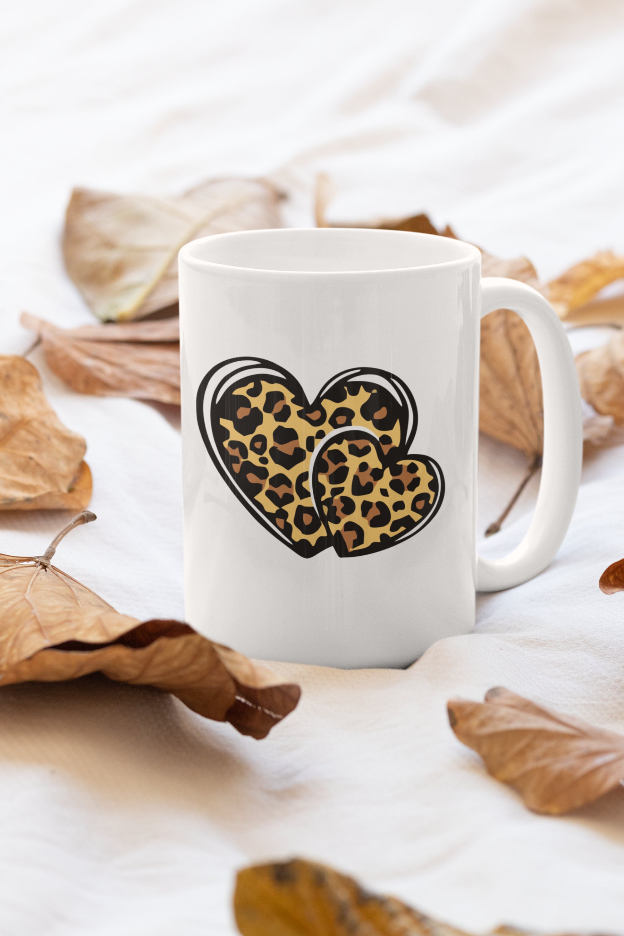 Leopard Heart Svg Leopard Print Svg Leopard Heart Svg Heart Leopart ...