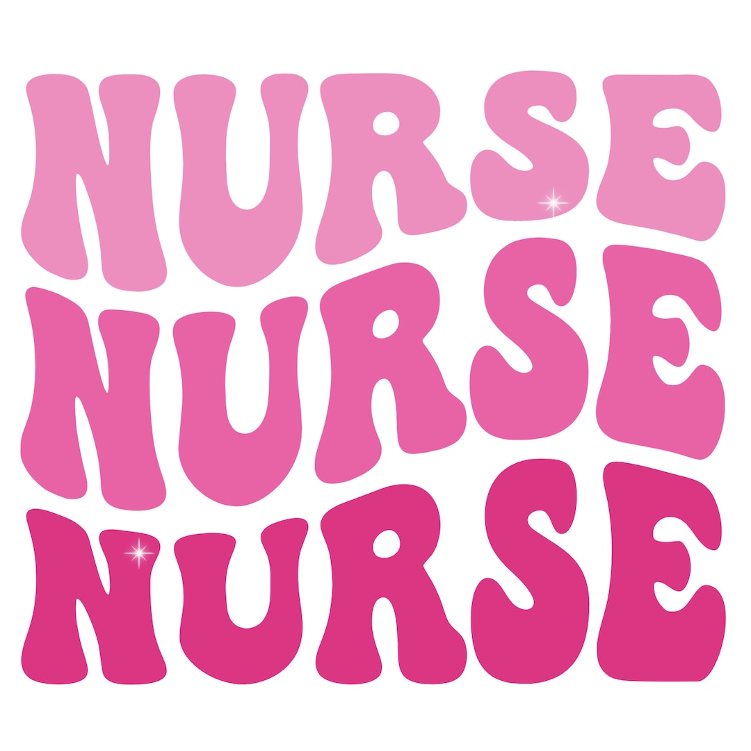 Trendy Nurse Svg, Wavy Stacked Text SVG, Funny Nurse Svg, Boho Shirt ...