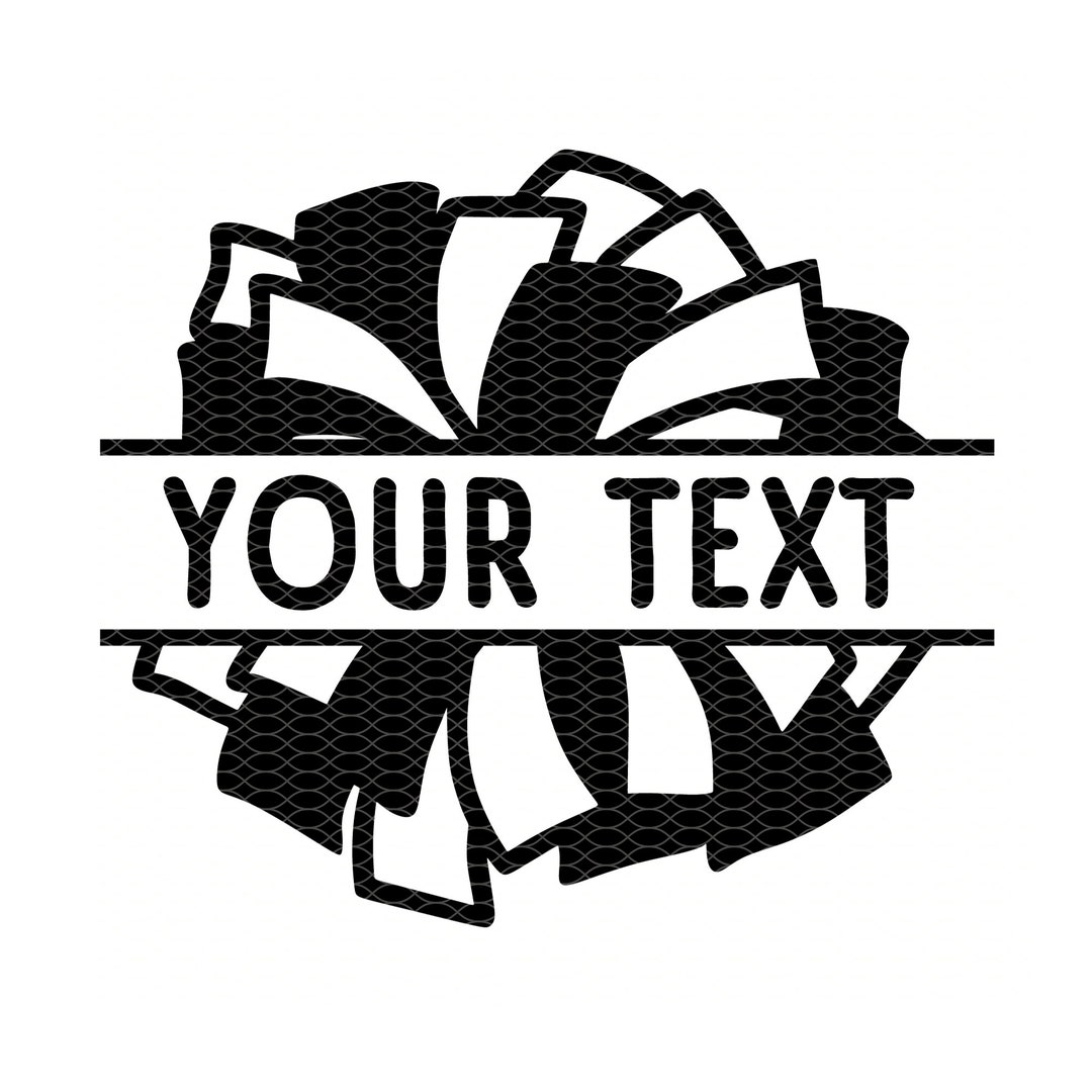 Pom Pom Svg Png, Pom Pom Split Monogram Svg Png, File for Cricut ...