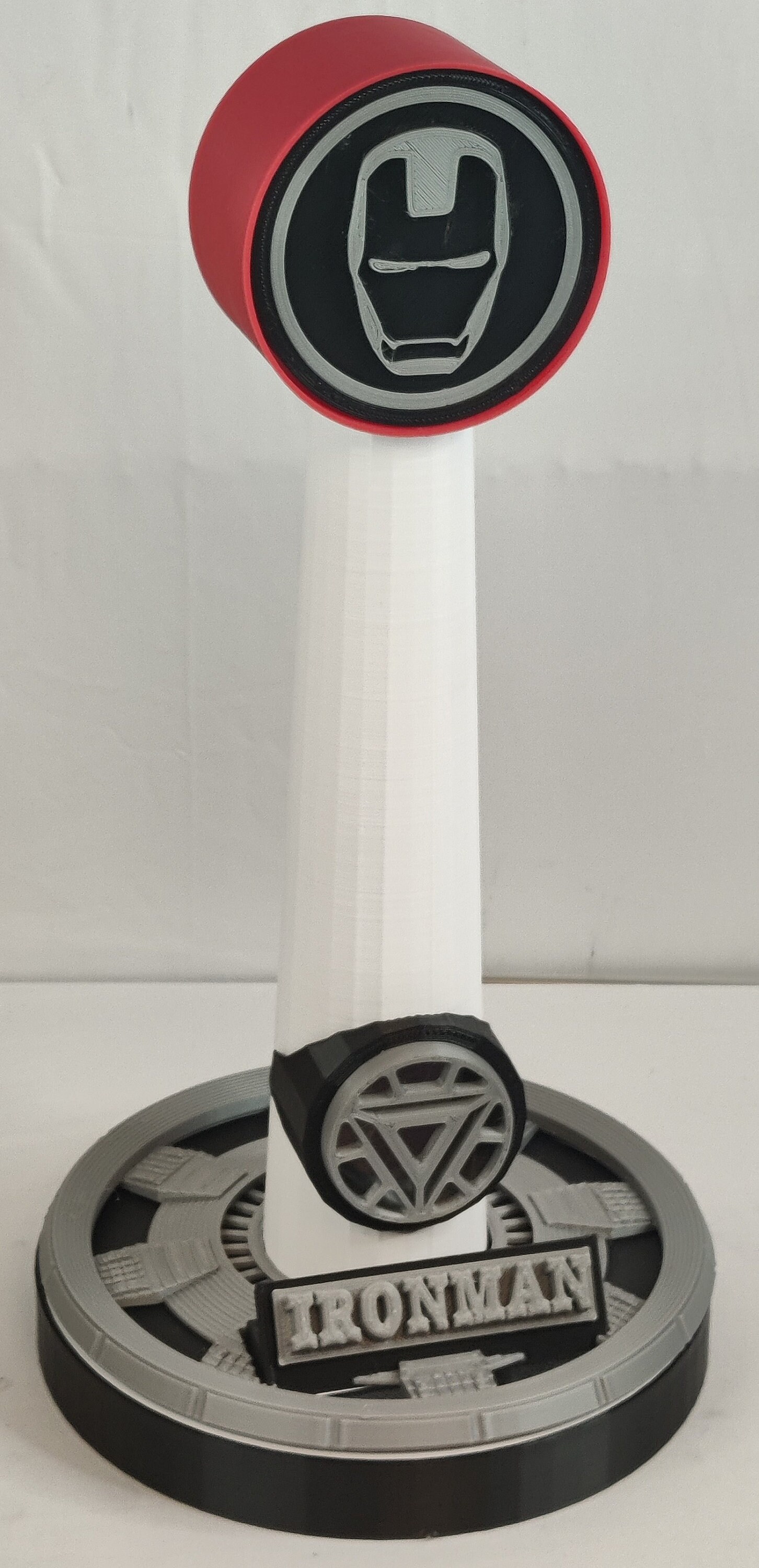 Marvel Ironman Helmet Stands, 3D Printed, Avengers Captain Helmet Stand ...