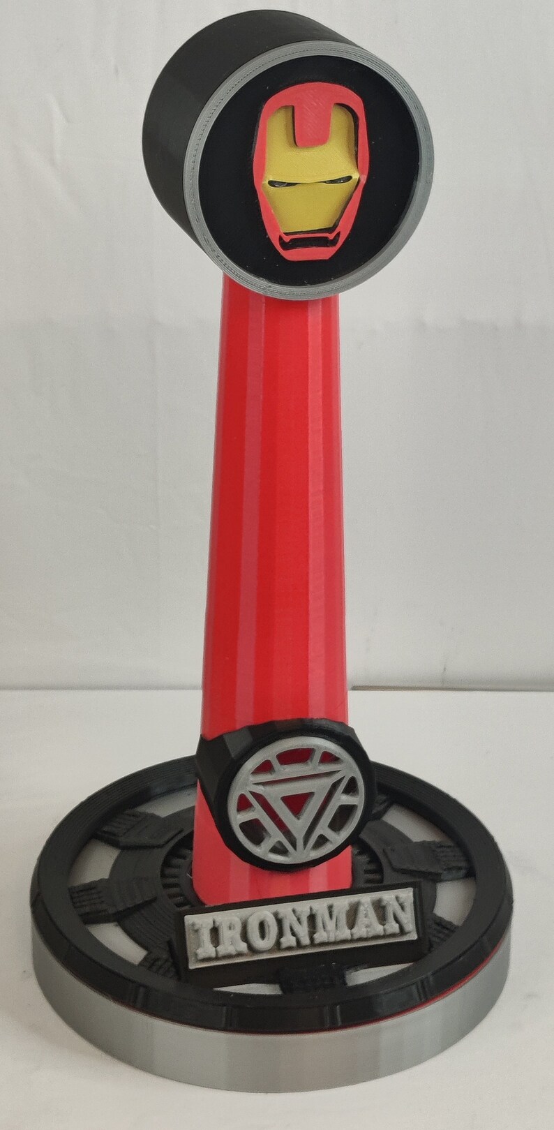 Marvel Ironman Helmet Stands, 3D Printed, Avengers Captain Helmet Stand ...