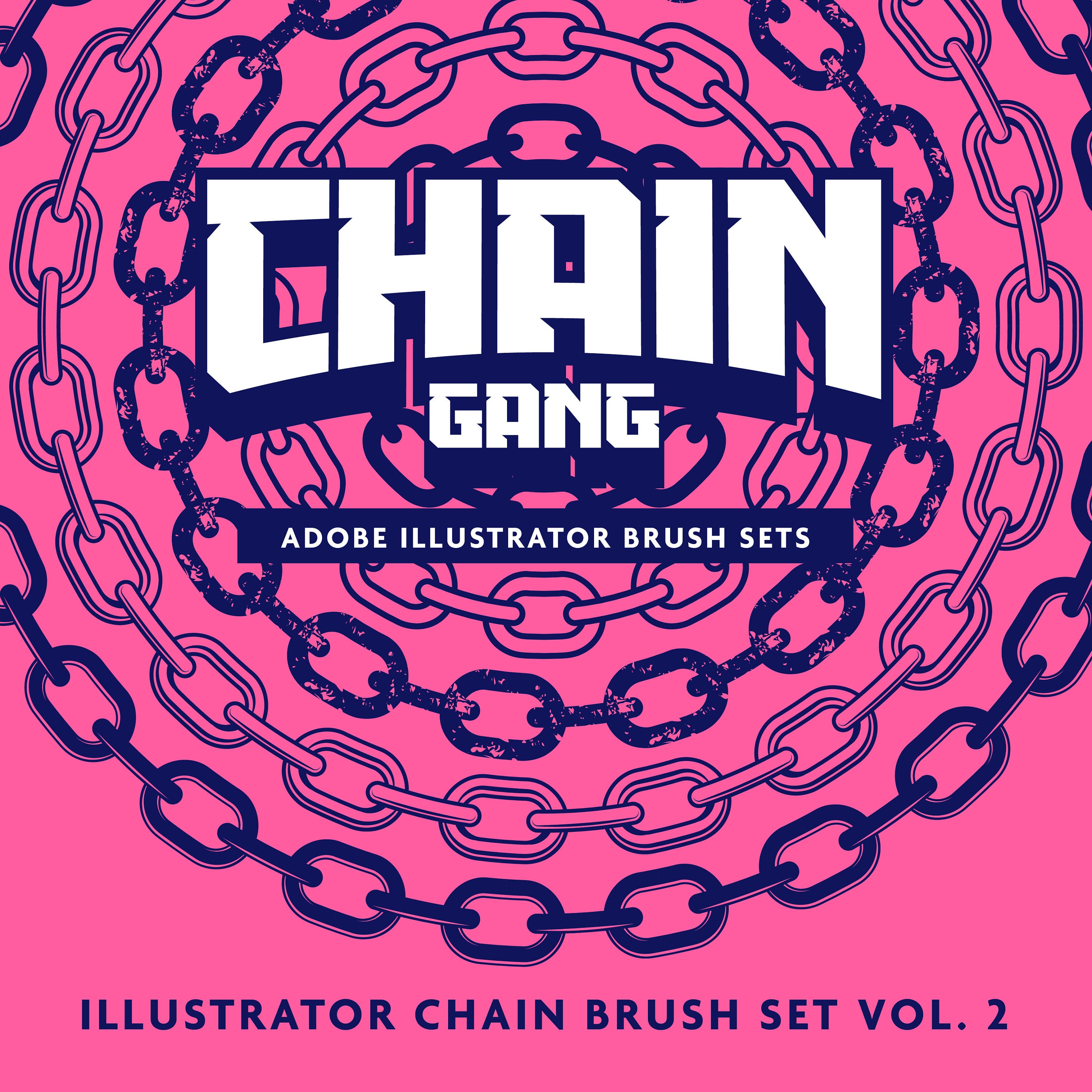 Chain Gang Vol. 2 - Illustrator Only - Brush Set - Etsy