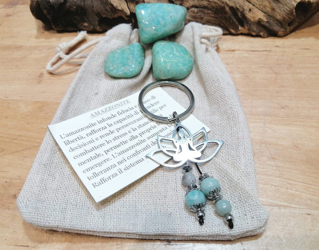 Lotus Flower Keychain, Symbol of Perfection and Purity, Enriched With ...