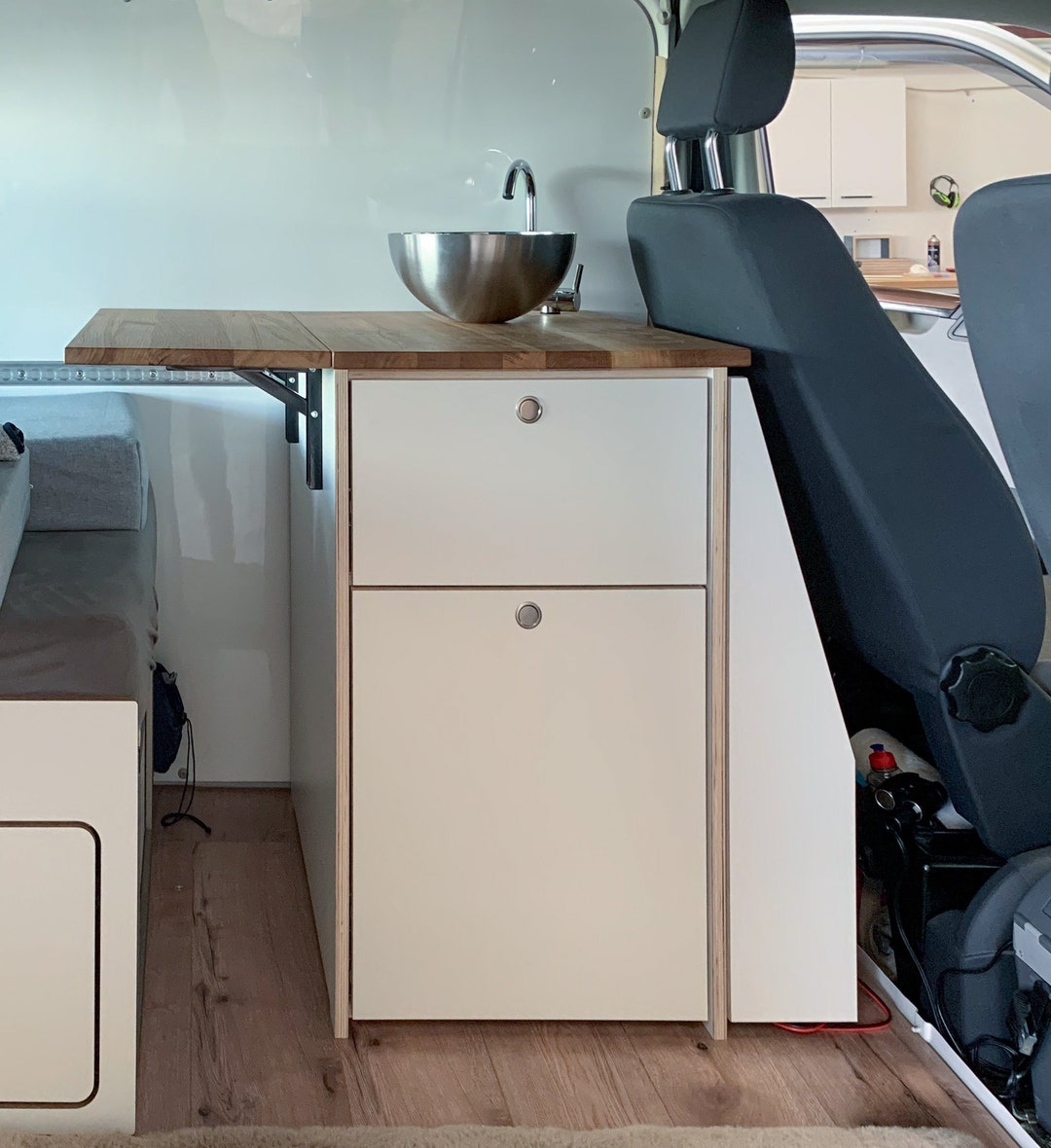 VW T5/T6, Mercedes V-class/vito Kitchen Module for Long Wheelbase & E.g ...