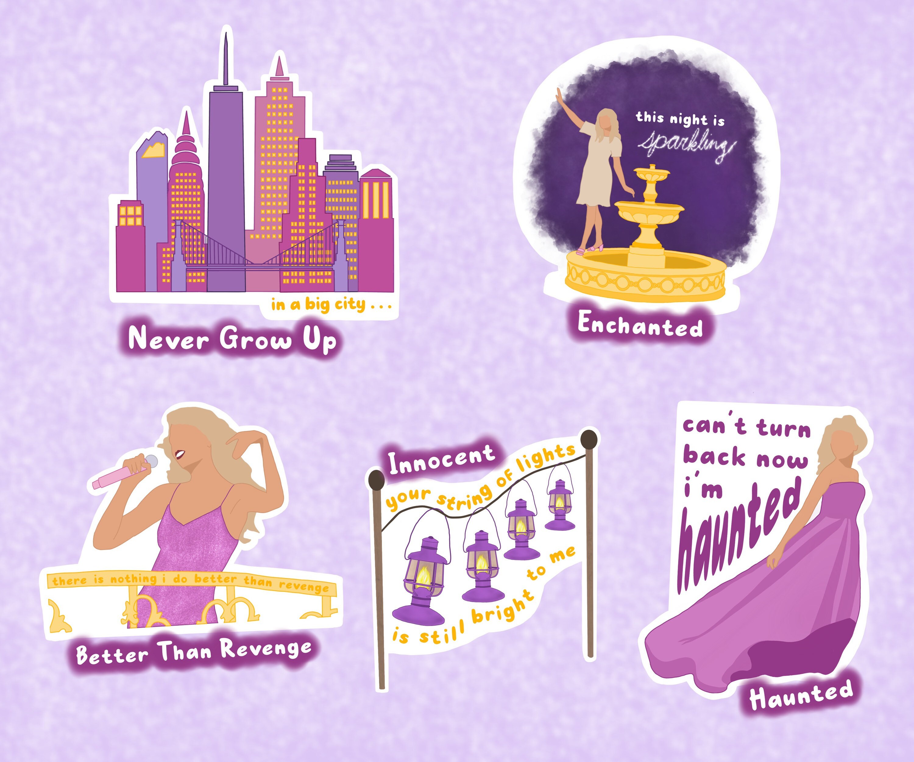 Taylor Swift Speak Now taylors Version Stickers Glossy - Etsy