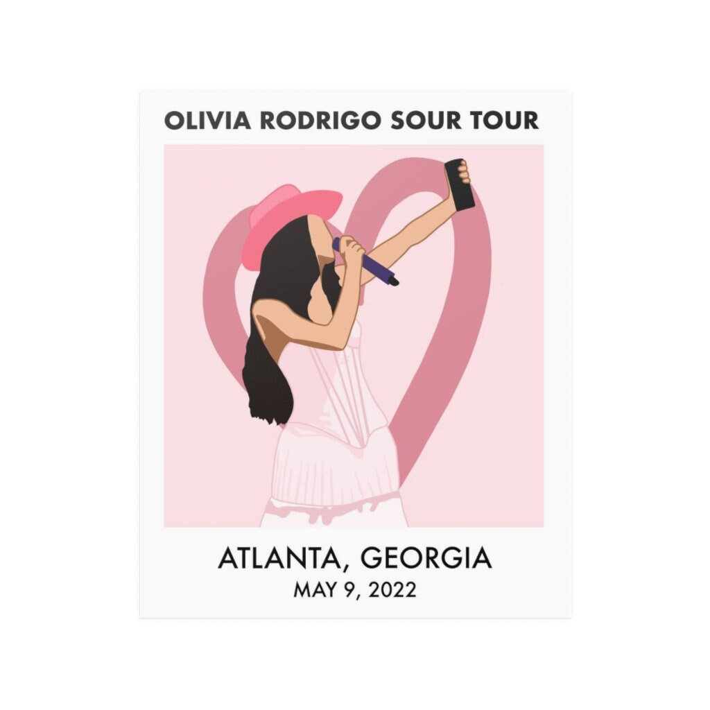Olivia Rodrigo Sour Tour Glossy Poster sold by gale Washington | SKU ...