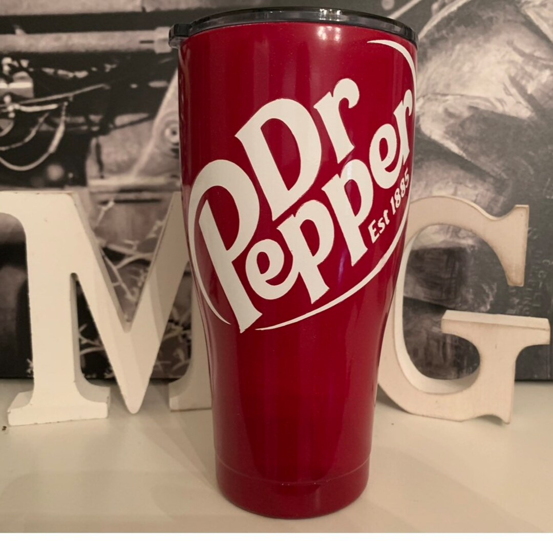 Dr. Pepper 100% Powder Coated Tumbler - Etsy