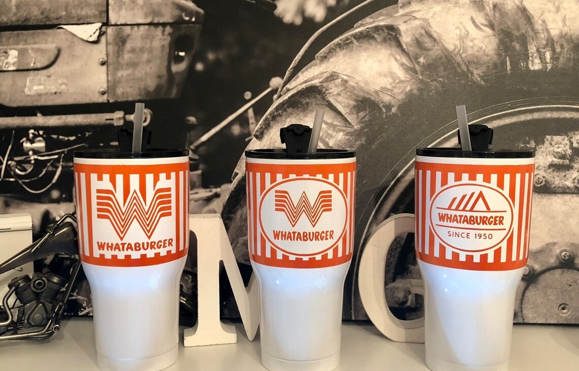 Whataburger Themed 100% Powder Coated Tumbler - Etsy