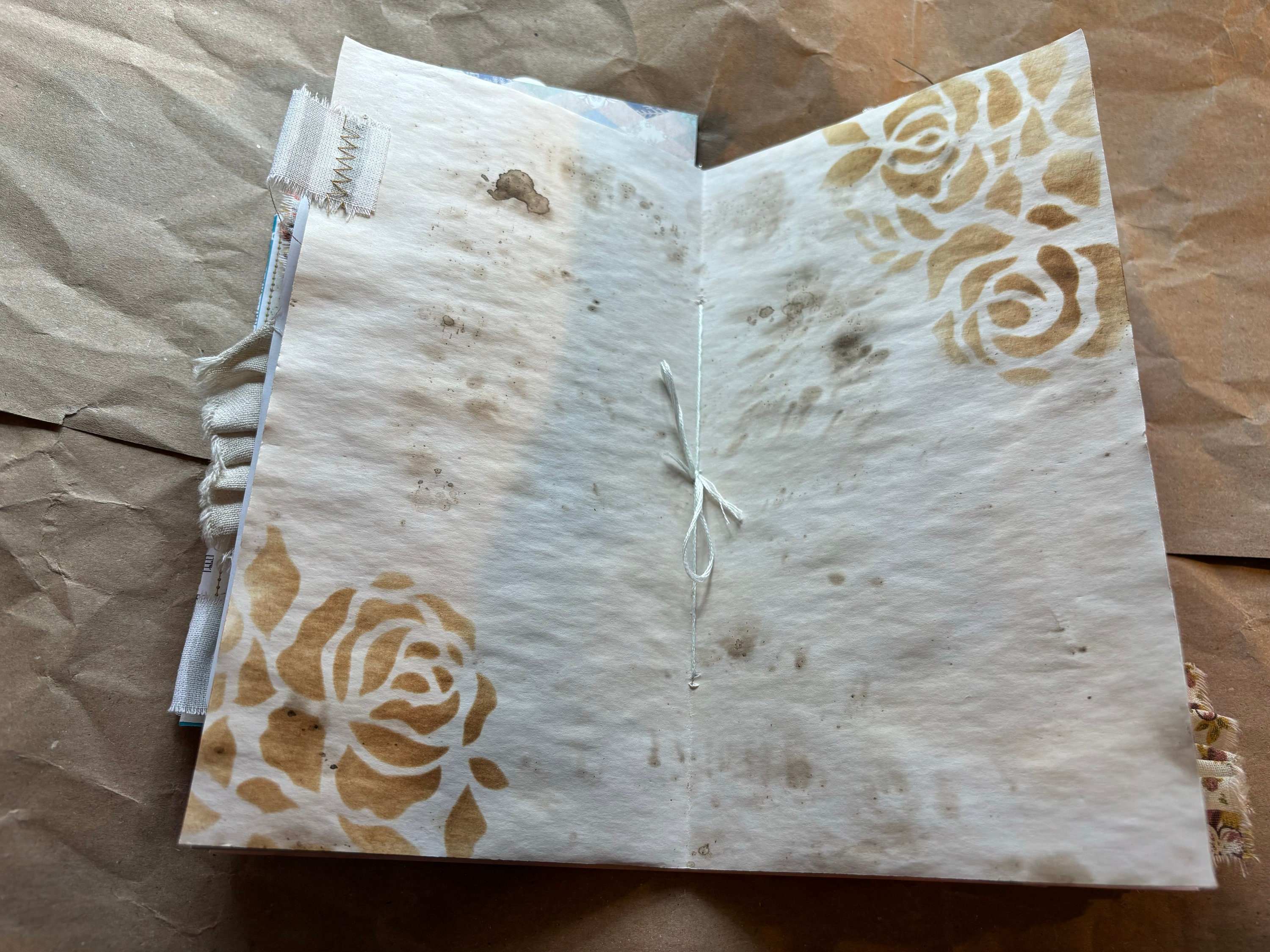 Rose Garden Junk Journal Handmade - Etsy