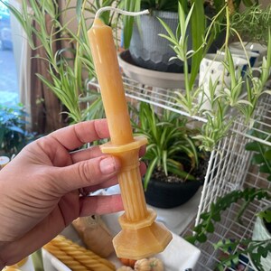 Medieval Beeswax Taper Candle - Etsy