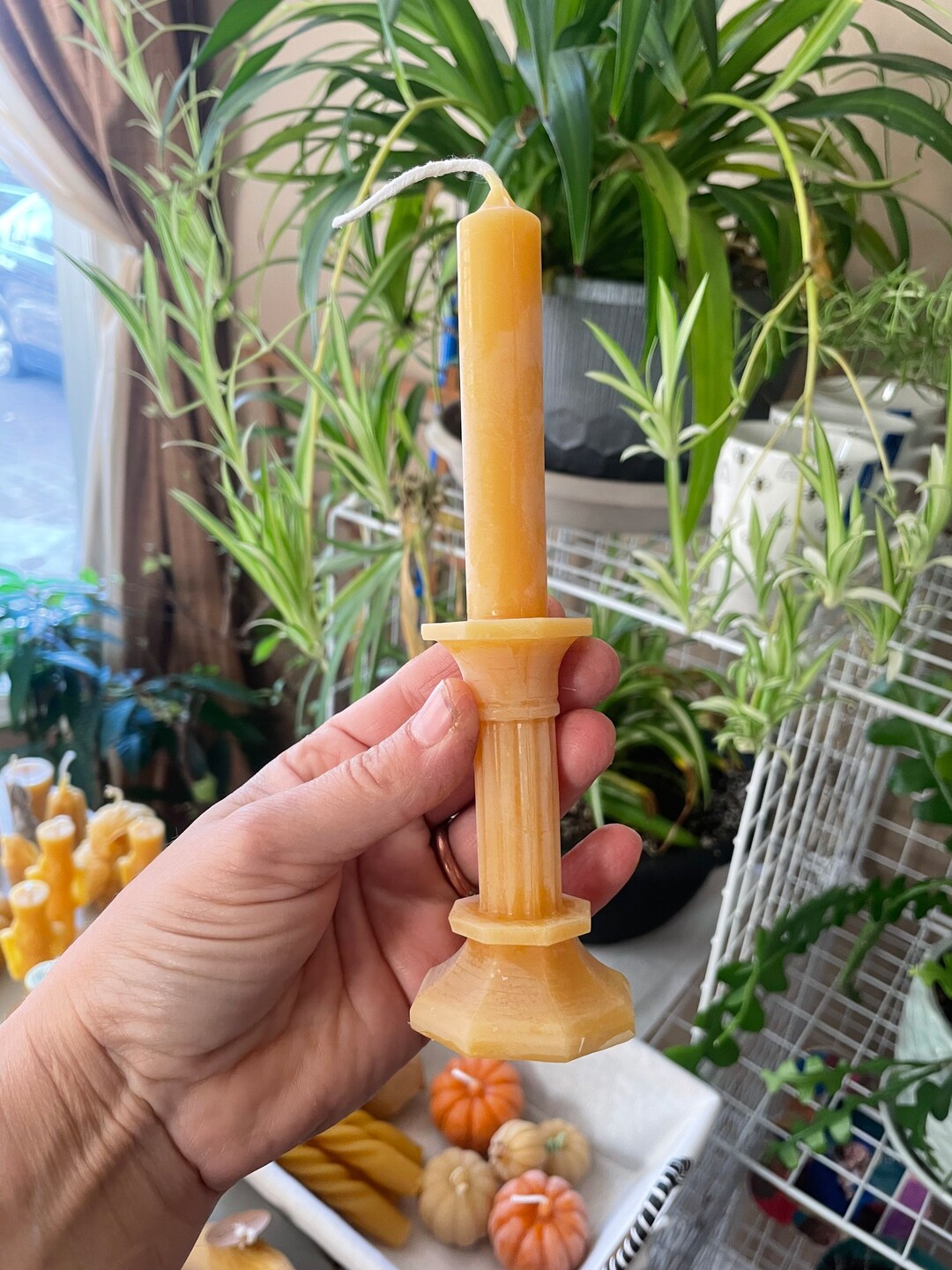 Medieval Beeswax Taper Candle - Etsy