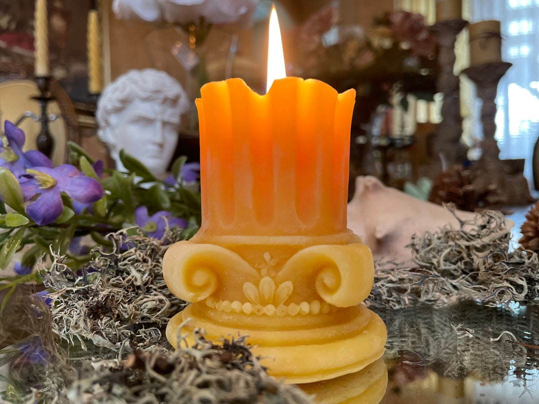 Ancient Broken Roman Column Beeswax Candle/ Roman Ruins/ Greek Ruins ...