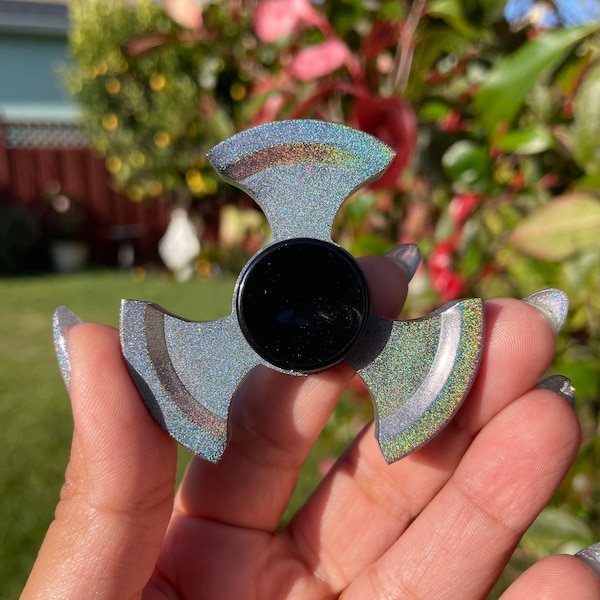 Rainbow Metal Fidget Spinners - Etsy