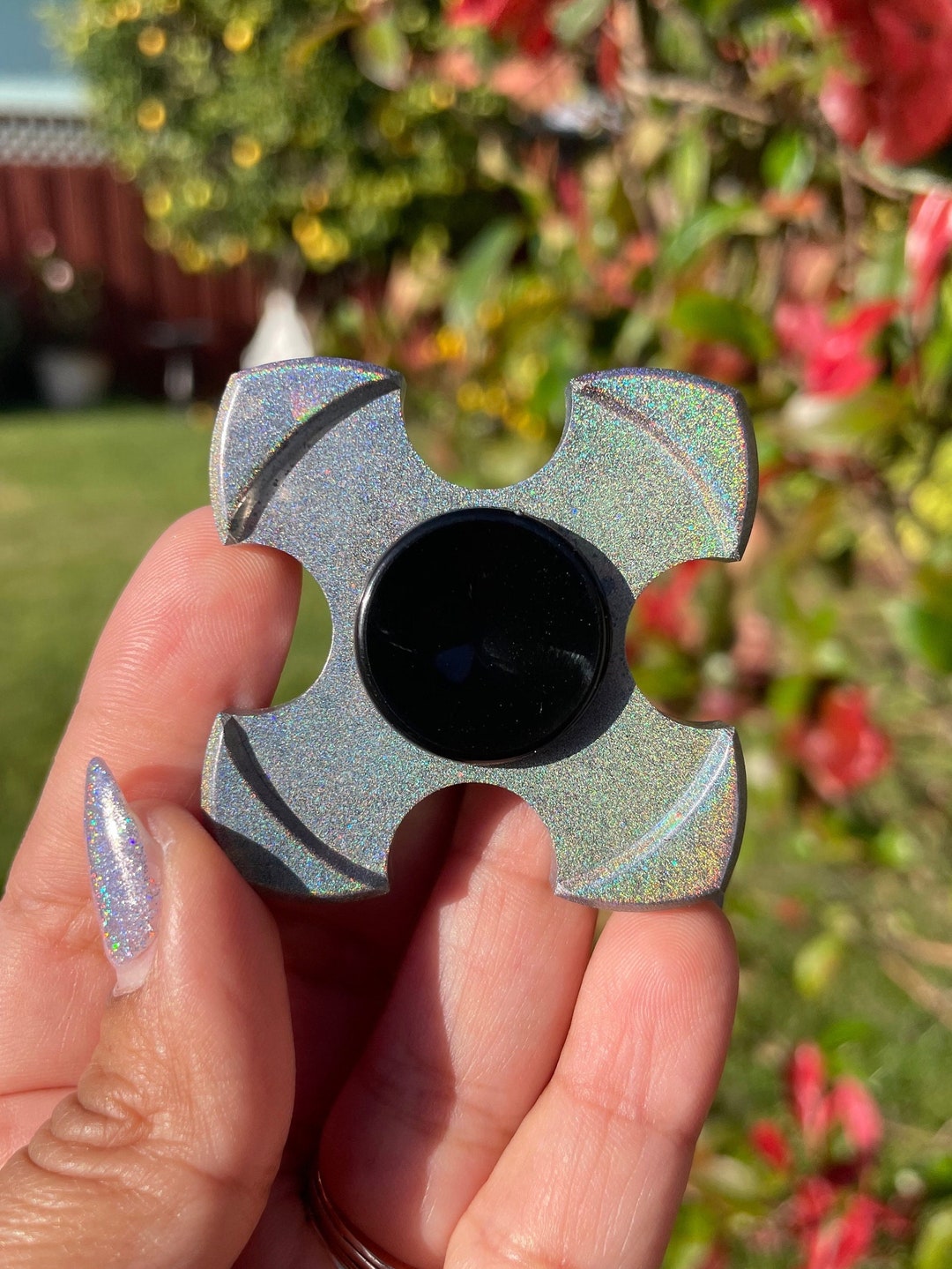 Holographic Resin Fidget Spinner - Etsy