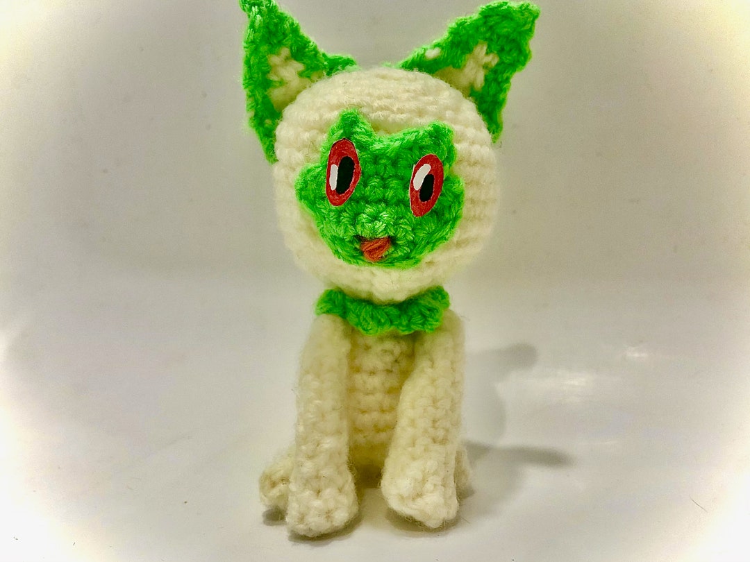 Sprigatito Pokémon Crochet Pattern - Etsy