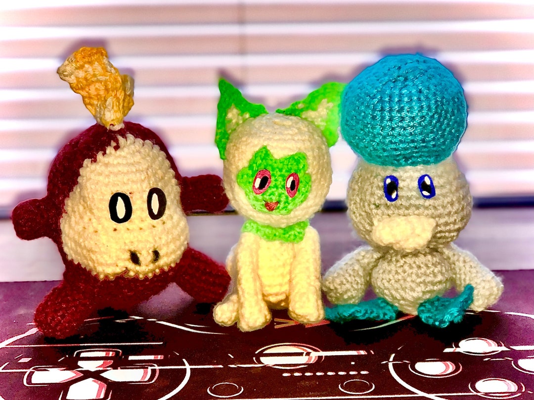 BUNDLE Three Pokemon Crochet Plush Patterns - Etsy