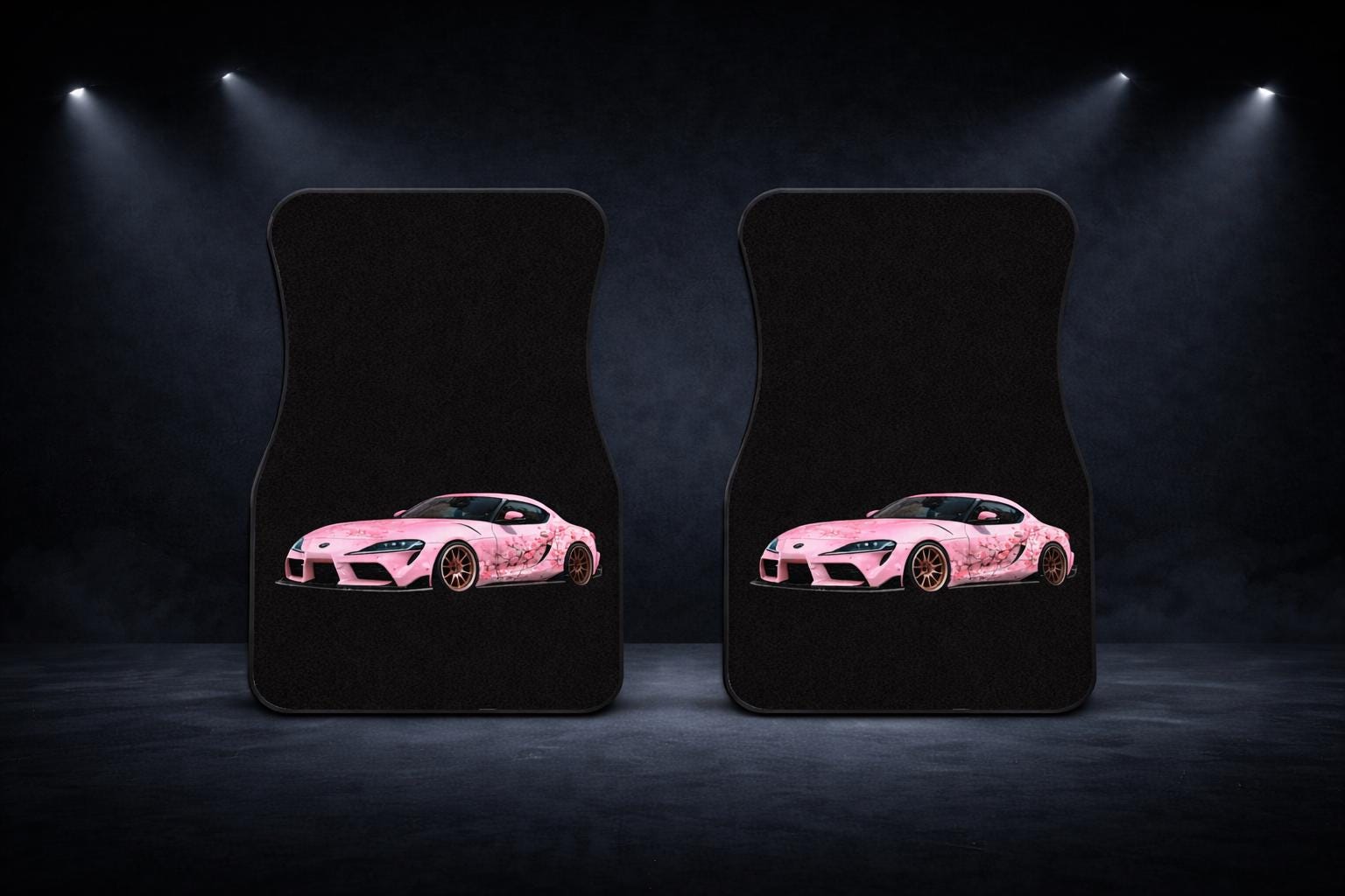 Pink Cherry Blossum Supra Floor Mats | Racing Graphic Front Mats, Gifts ...