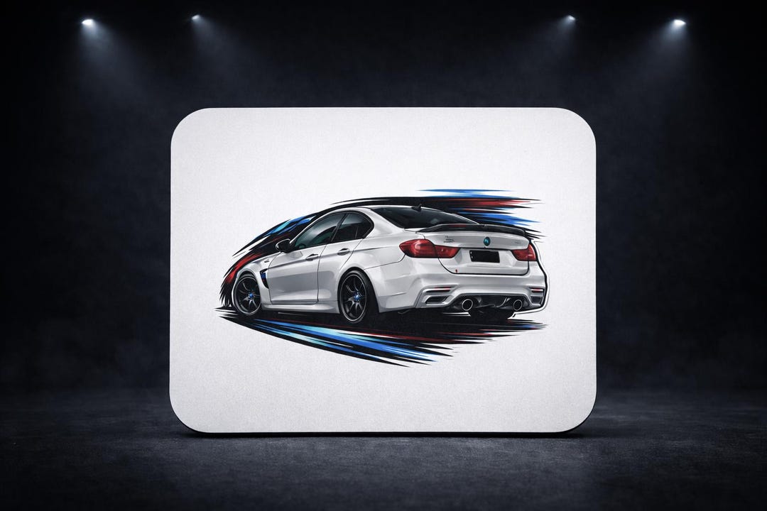 BMW M3 Mouse Pad | Racing Stripes Desk Mat - Etsy