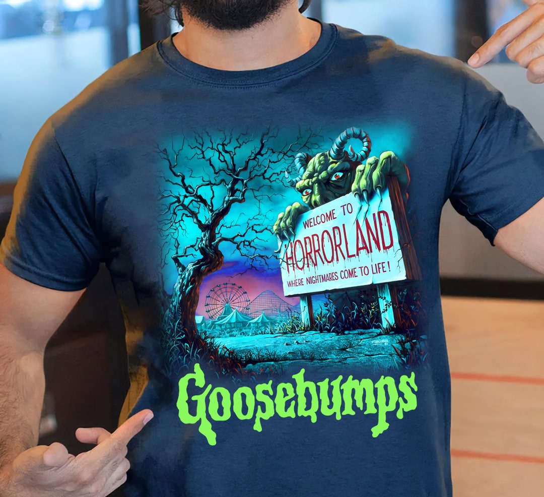 Goosebumps Horror Land Shirt, Retro Halloween Shirt, Vintage Goosebumps ...