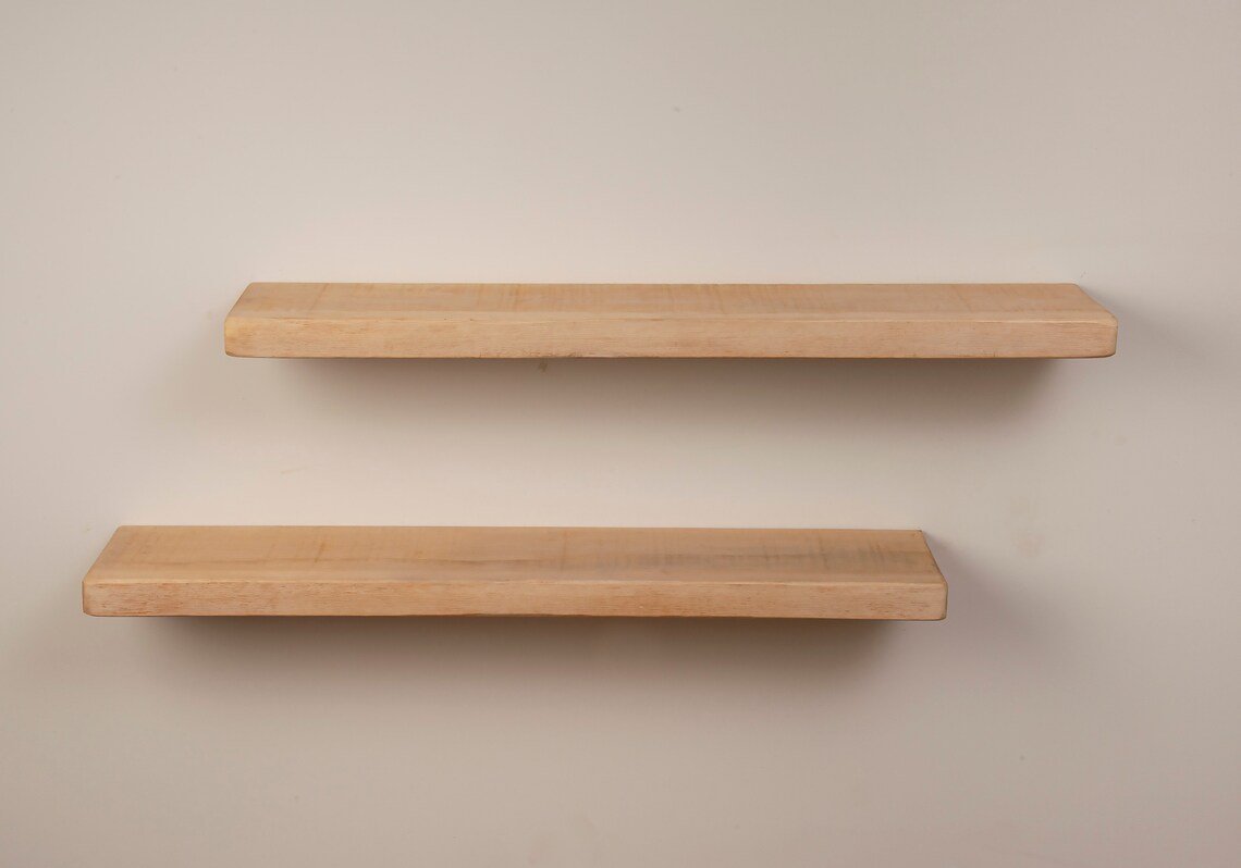 Limed Oak Floating Shelf 4.5cm Thickness - Etsy UK