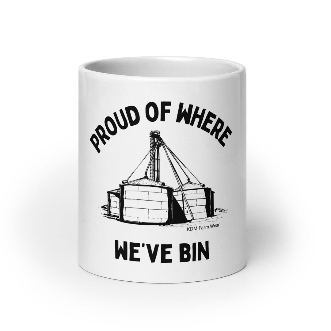Proud of Where We've Bin Mug, Farmer Gift, Funny Mug, Dairy Farmer ...