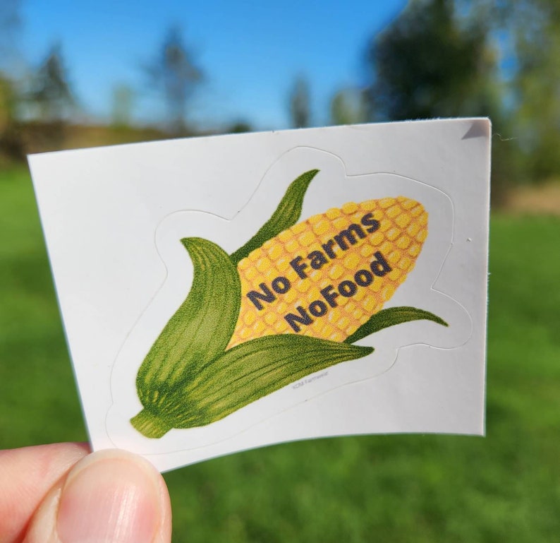 No Farms No Food Sticker, Farm Decal, Support Agriculture, Support ...