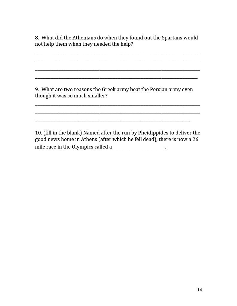 A Workbook and Study Guide to a Child's History of the World by Virgil ...