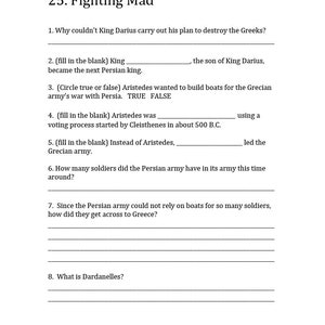 A Workbook and Study Guide to a Child's History of the World by Virgil ...