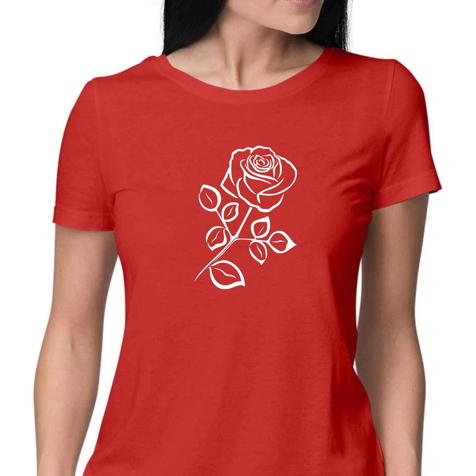 Rose Svg Bundle Rose Svg Flower Svg Rose Outline Rose T Shirt Rose