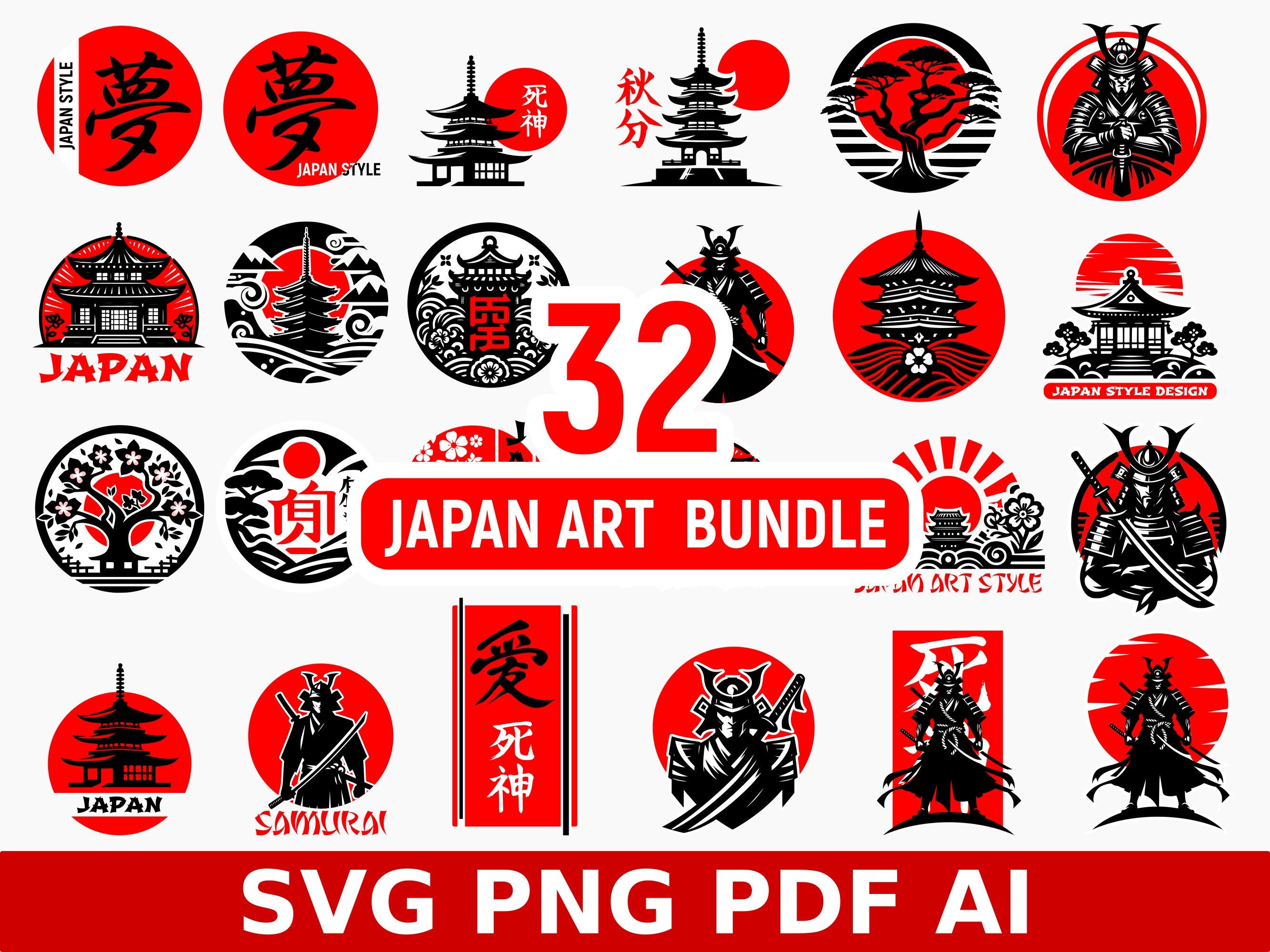 Japanese Samurai Designs