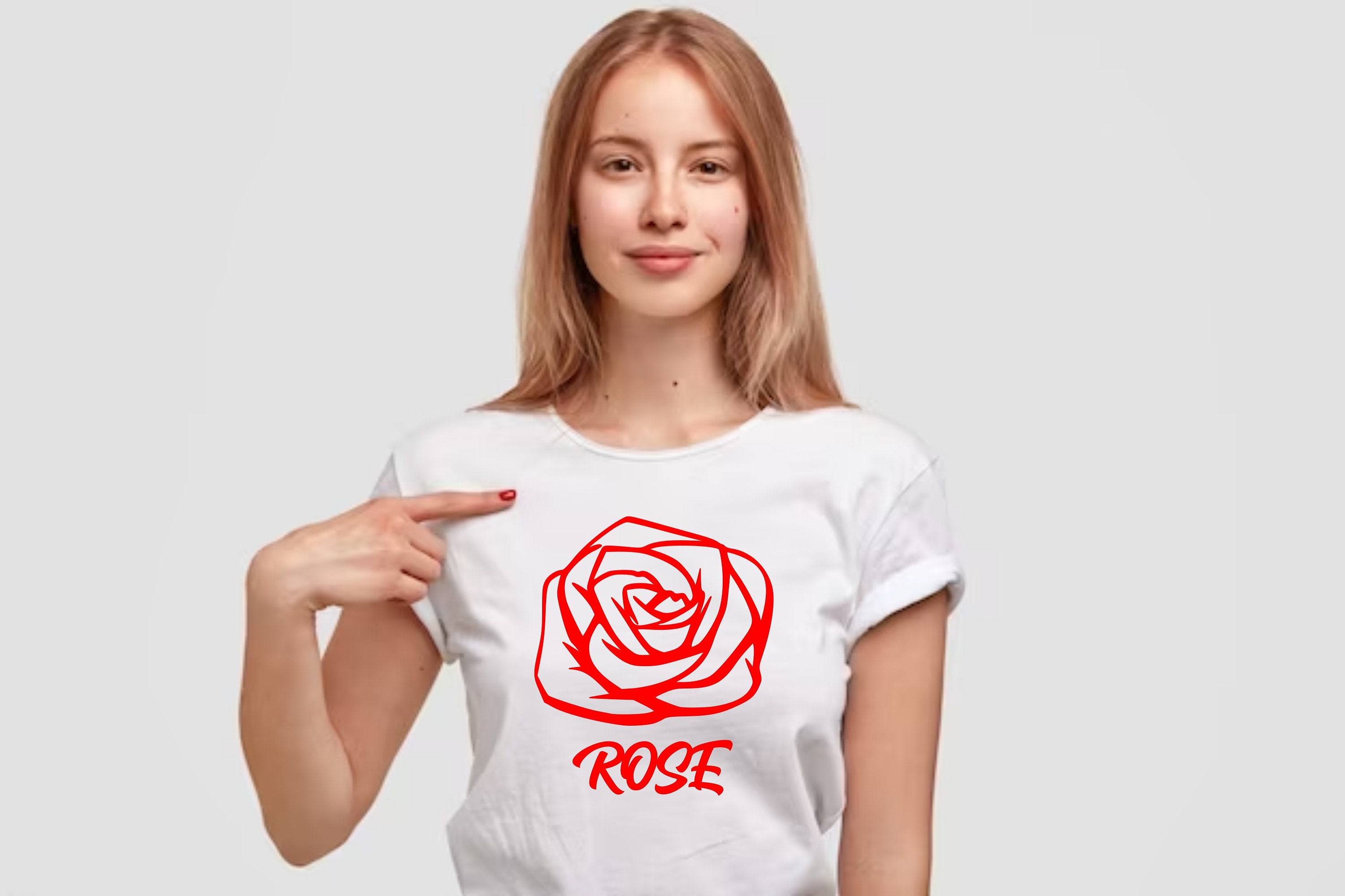 Rose SVG Bundle, Rose SVG, Flower Svg, Rose Outline, Rose T-shirt, Rose ...