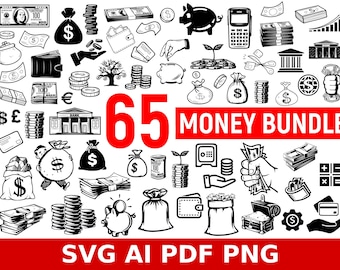 All Money in SVG File - Etsy