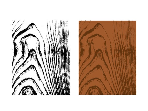 Wood Grain Drawing Background