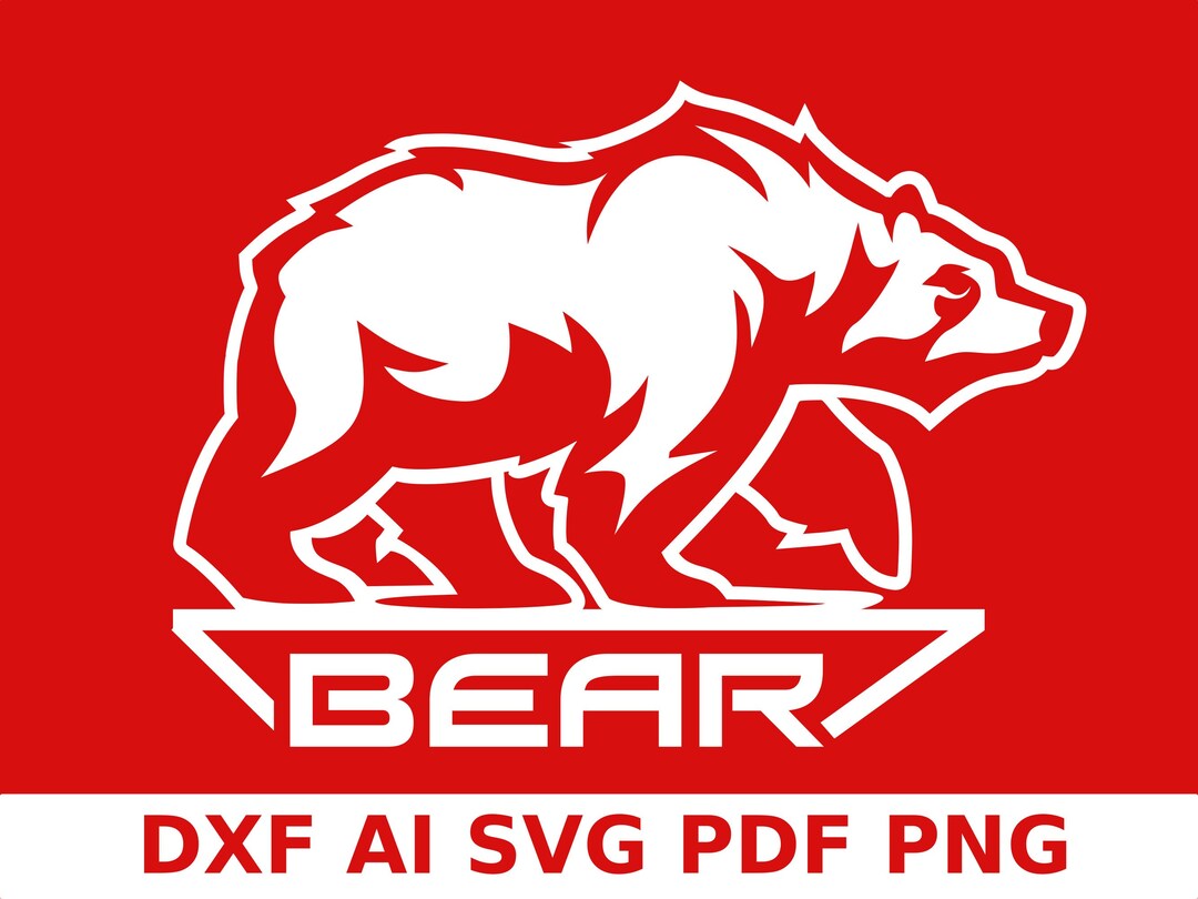 Bear Svg, Bear Dxf, Bear Tshirt, Bear Logo, Bear Vector Art, Bear Art ...