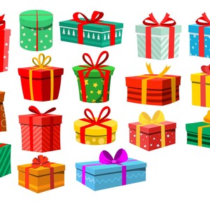 Birthday Gift Box, Gifts Svg, Gift Box Clipart, Gift Wrap, Christmas ...