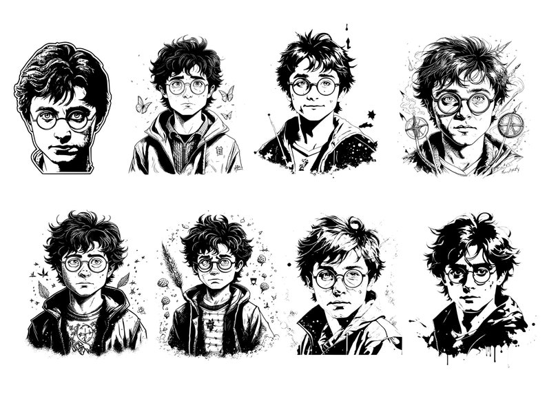 38 Magic Wizard Svg Clipart Bundle Harry School, Magic Wizard School ...